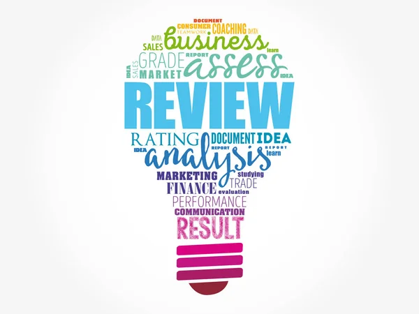 Review word cloud collage Stock Vector by ©dizanna 263586536