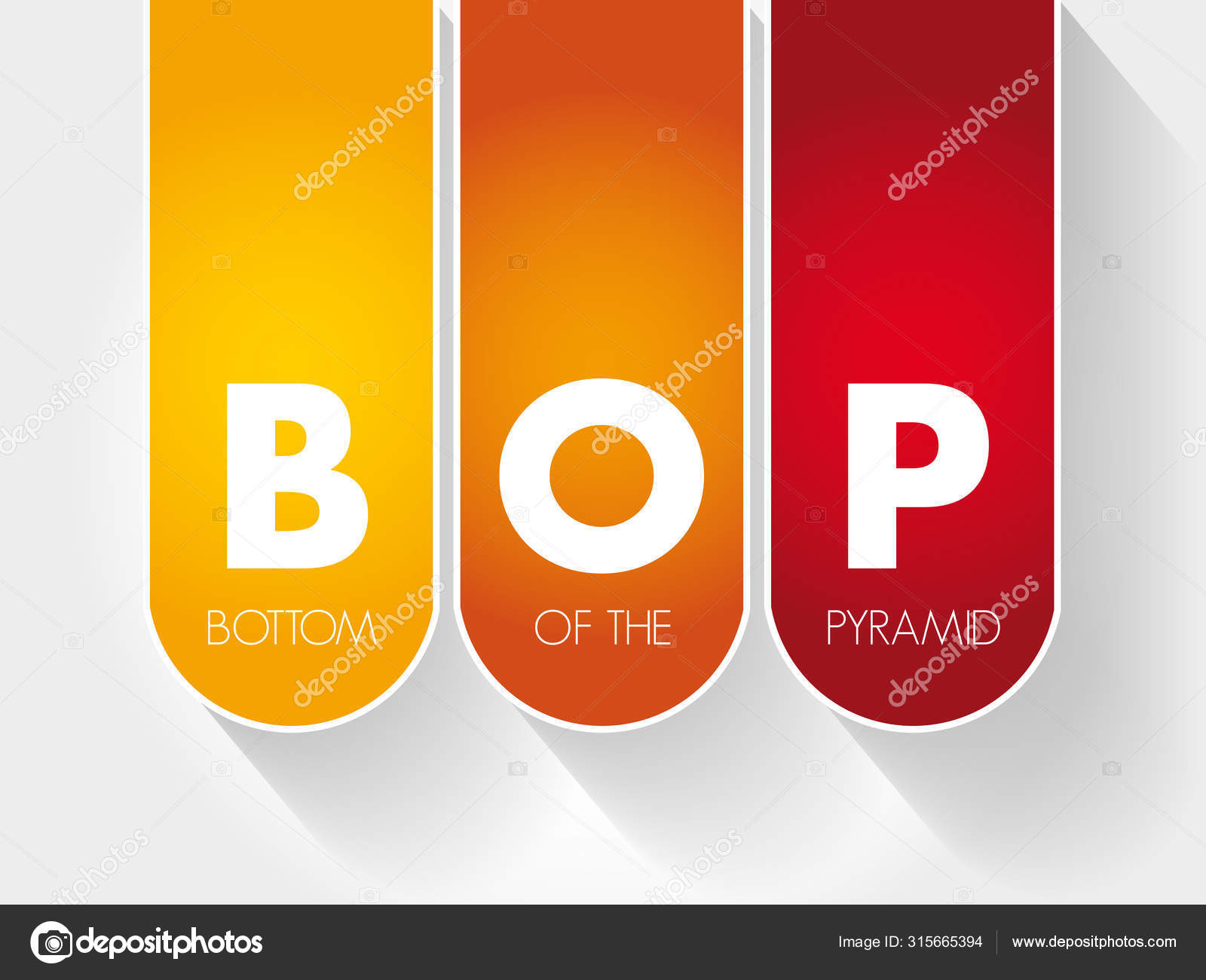 BOP - Bottom of the Pyramid acronym Stock Vector Image by ©dizanna ...