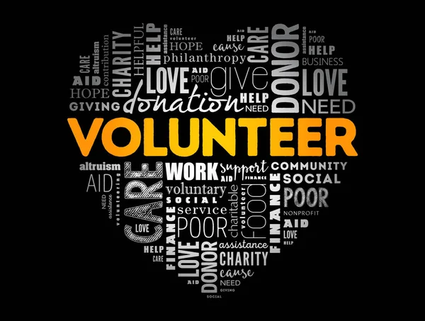 Volunteer word cloud collage Stock Vector by ©dizanna 254195654