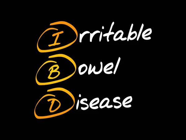 Ibd Inflammatory Bowel Disease Acronym Medical Concept Background Stock ...