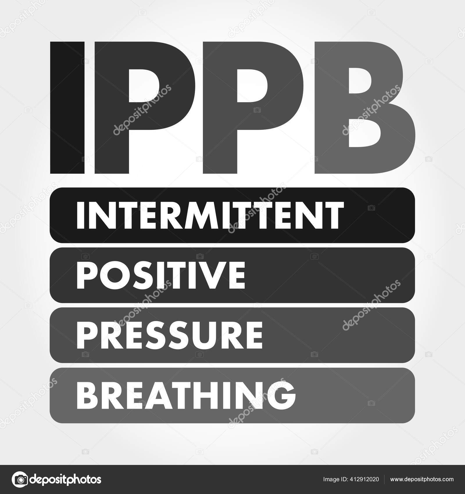 Ippb Intermittent Positive Pressure Breathing Acronym Medical Concept ...