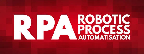 Rpa Robotic Process Automatisation Form Business Process Automation ...