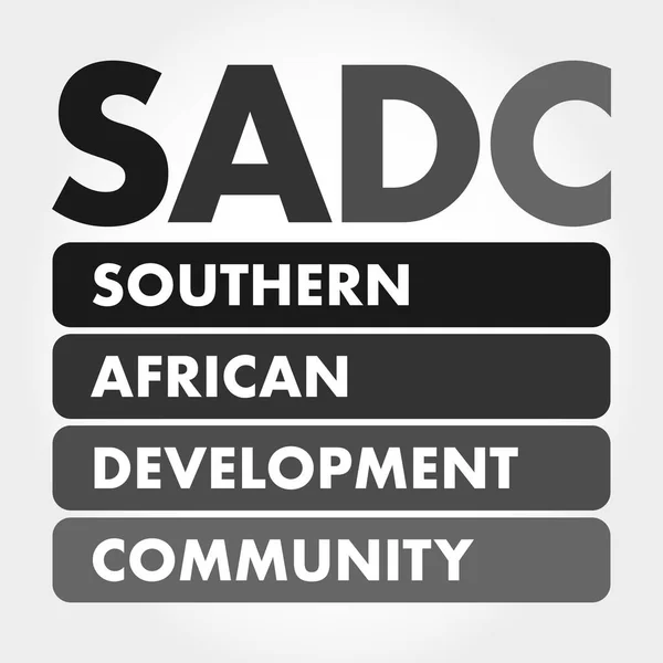 SADC - acrónimo de Southern African Development Community, business ...