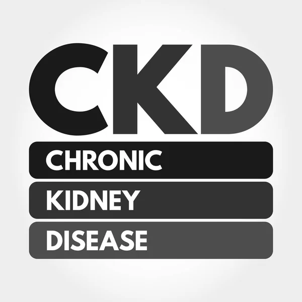 Ckd Chronic Kidney Disease Acronym Medical Concept Background Stock ...