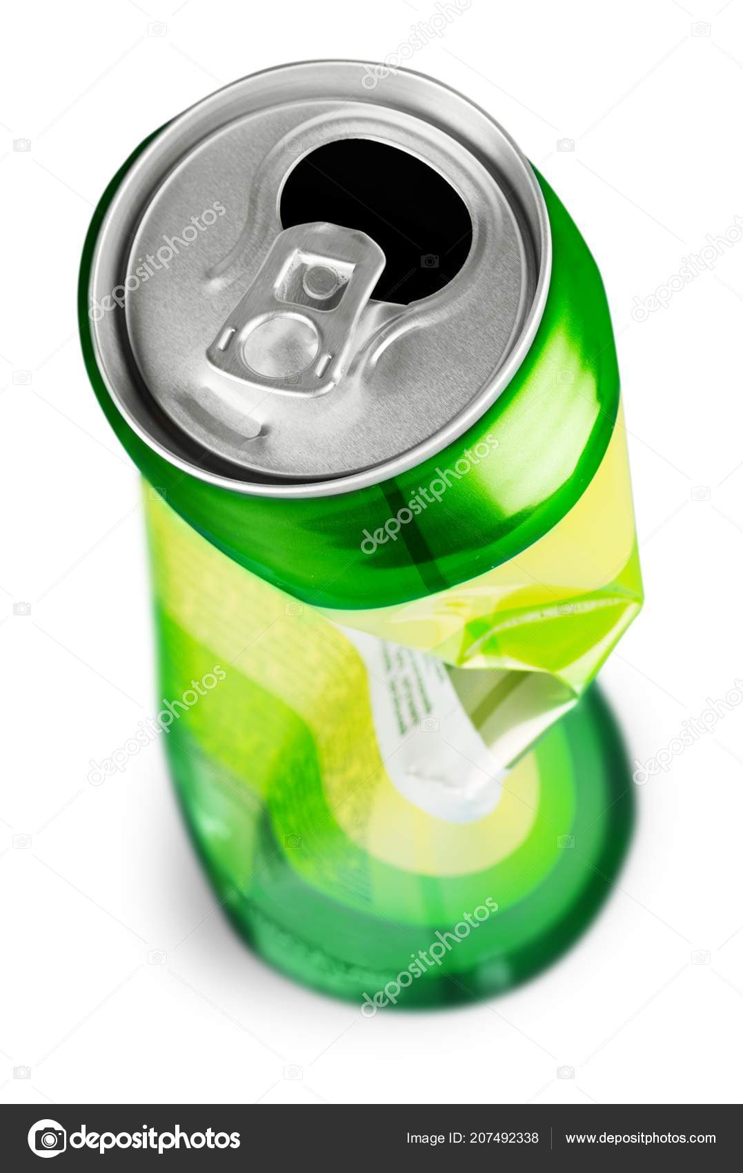 Blank Green Soda Can