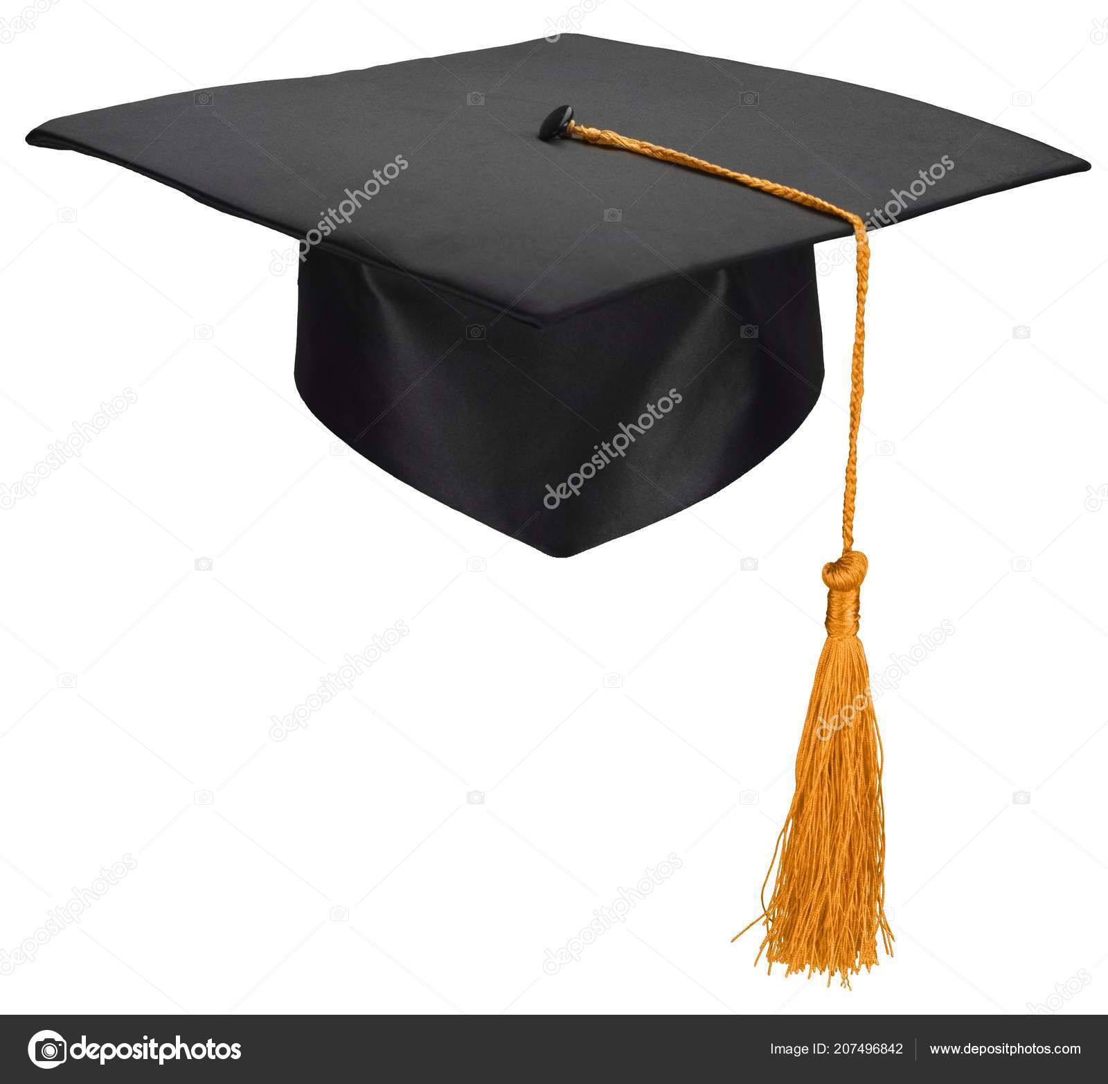 Black Graduation Hat White Background Stock Photo by ©billiondigital ...