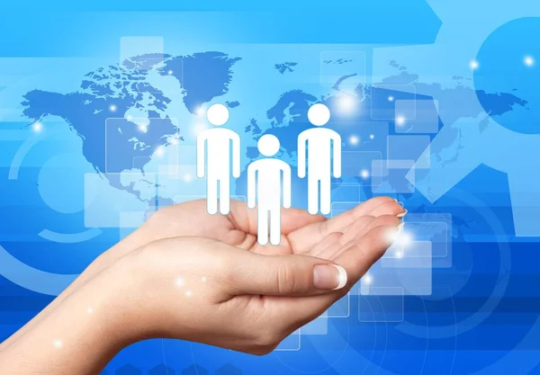 Human talent manpower employment choose characters headhunting - Stock ...