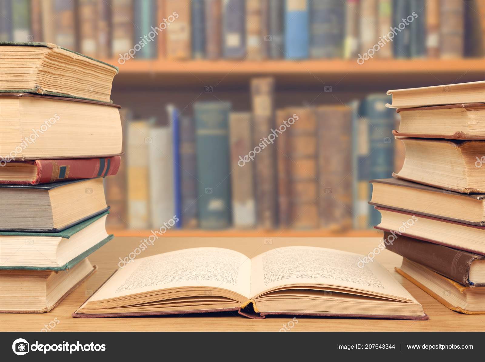 Open Book Table Library Background Stock Photo by ©billiondigital 207643344