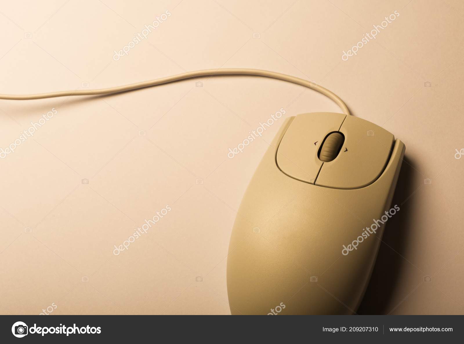 Computer Mouse Wire Light Background Stock Photo by ©billiondigital ...