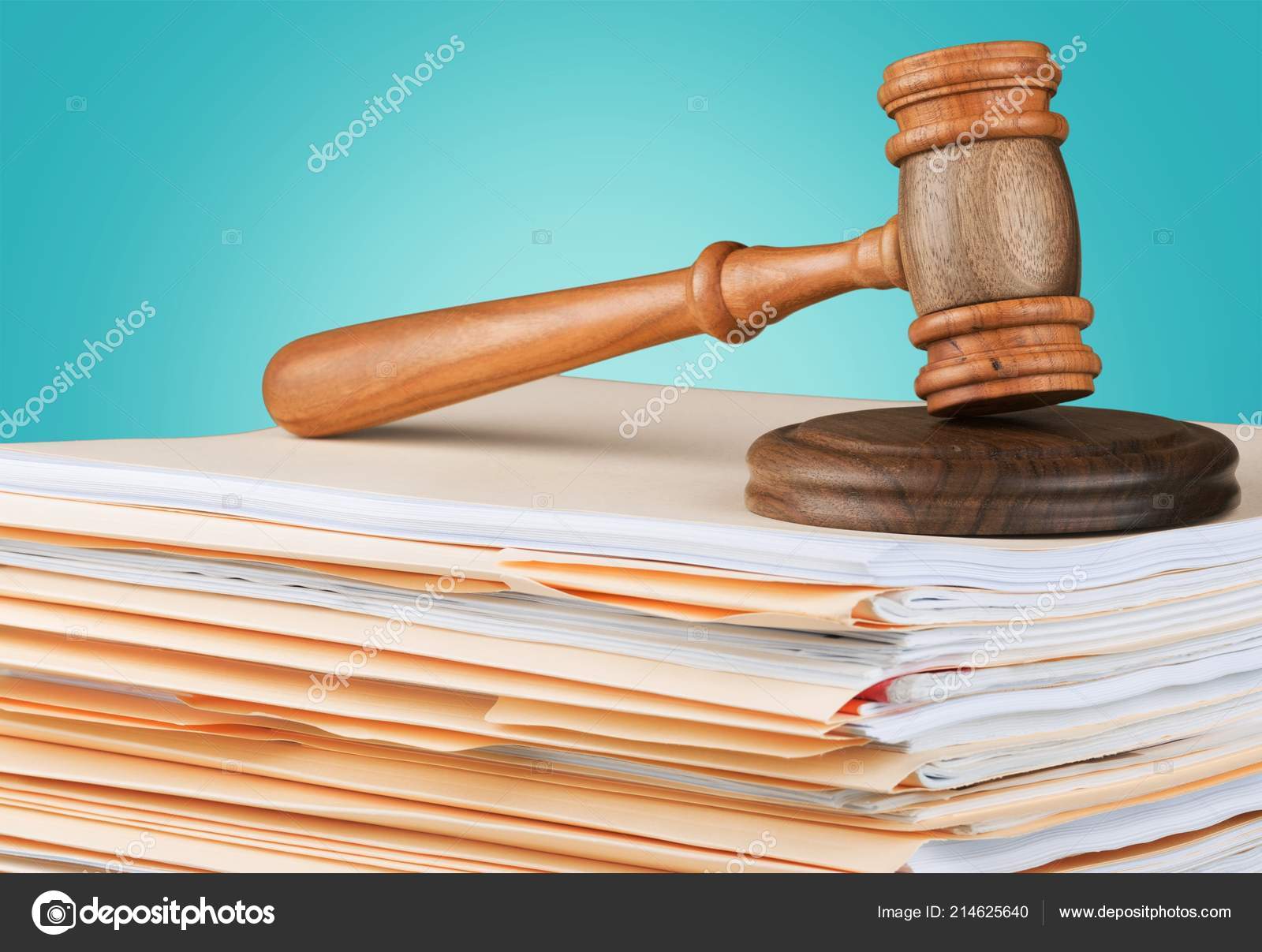 Stack Legislation Documents Wooden Gavel Legal System Justice — Stock ...