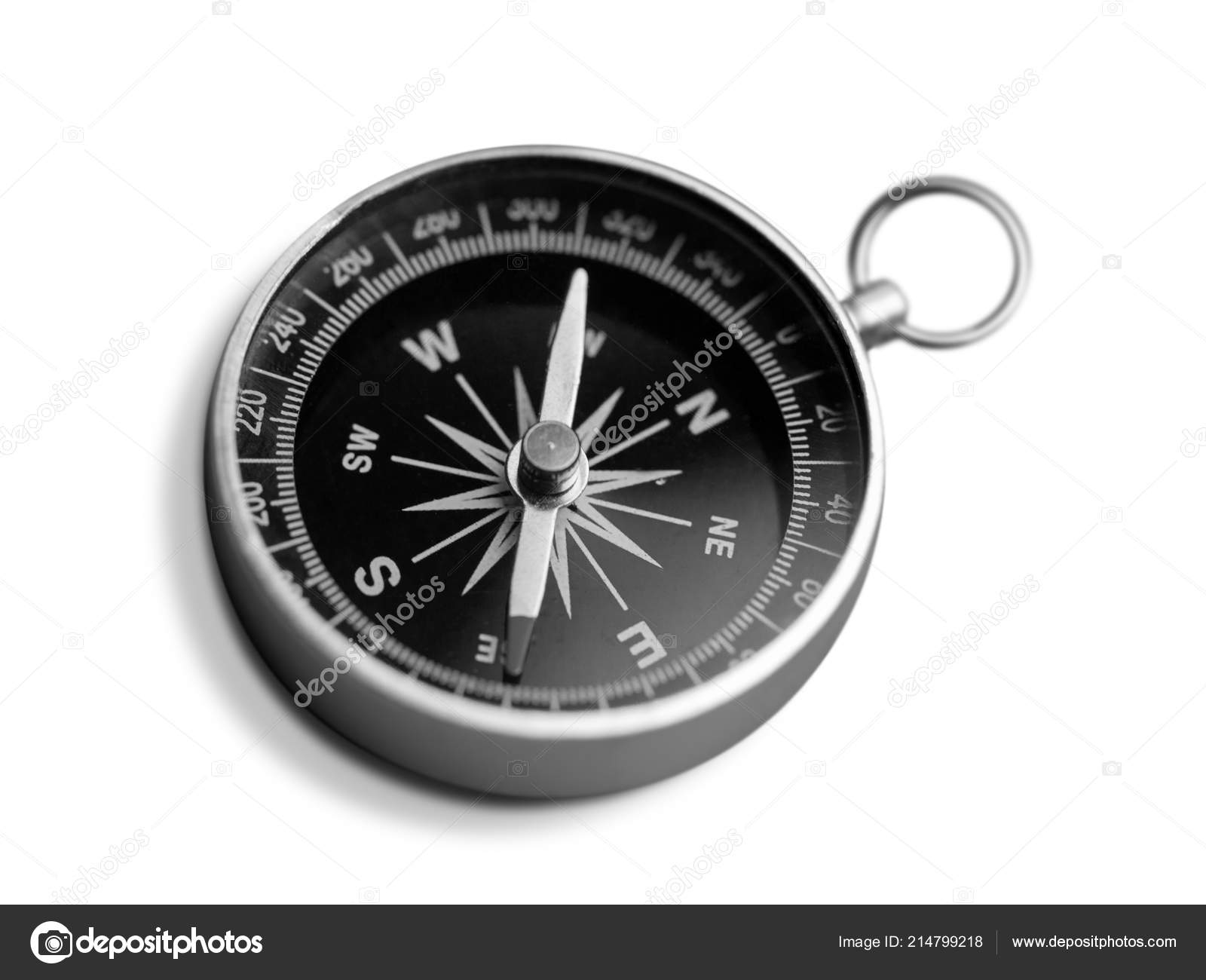 Metal Antique Compass White Background Stock Photo by ©billiondigital ...