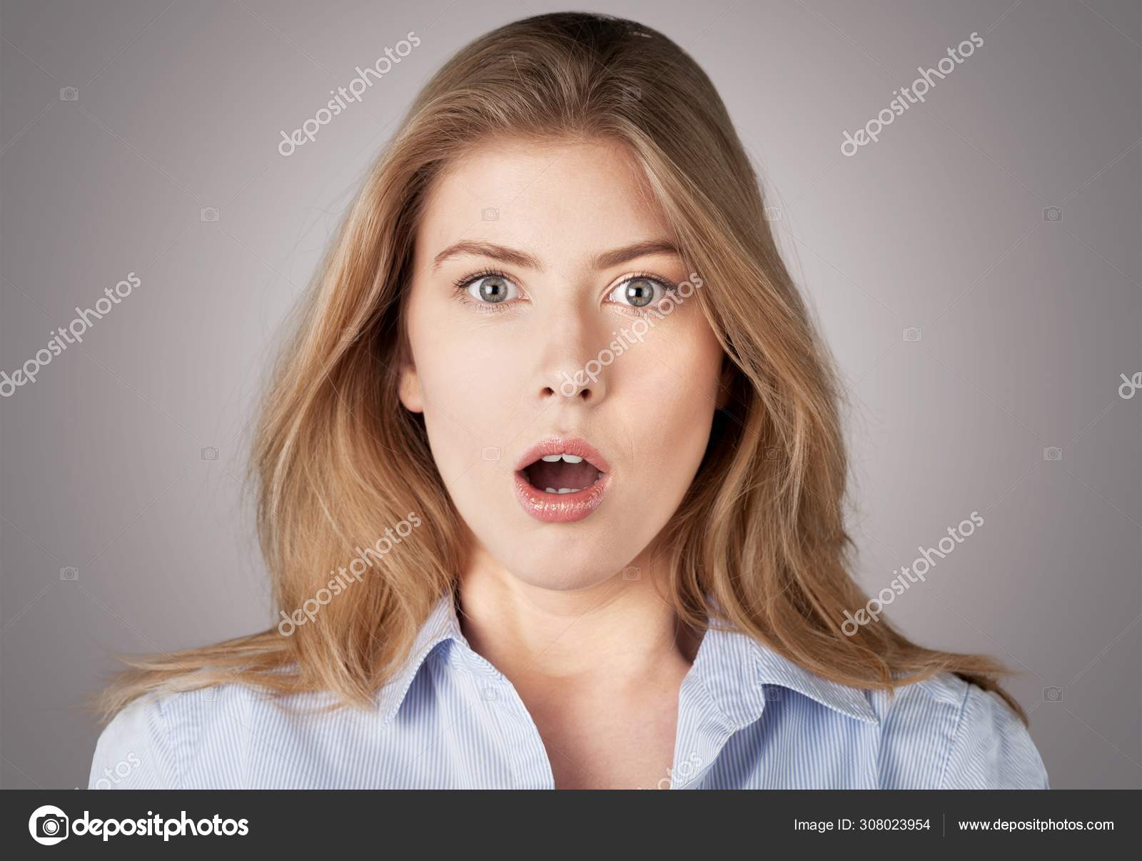 Shocked Expression Woman