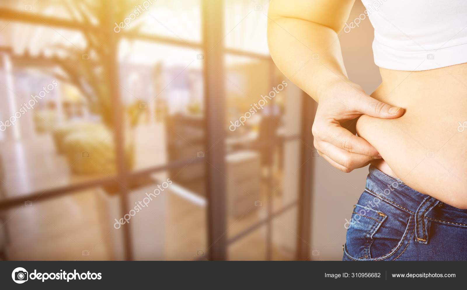 Woman Fat Belly Background Stock Photo by ©billiondigital 310956682