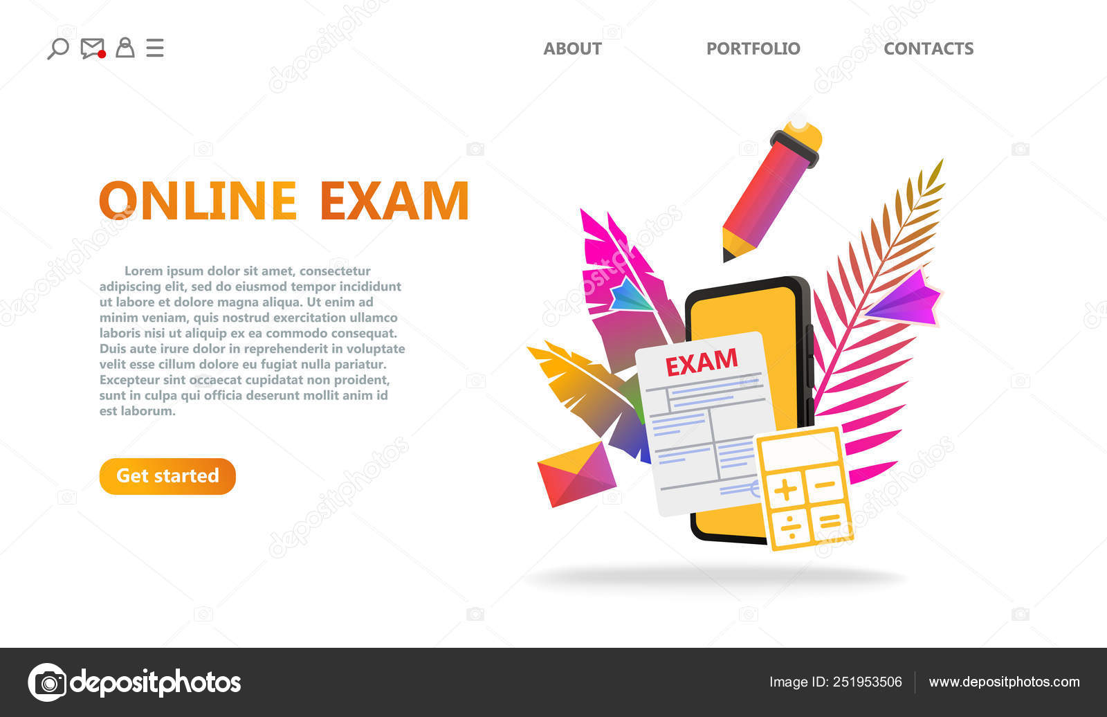 Online Exam Banner