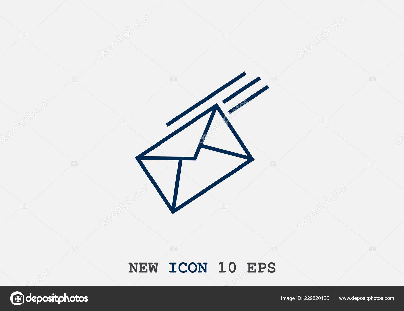 Simple outline envelope illustration Stock Vector by ©LovArt 229820126