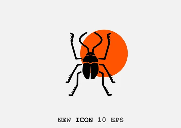 Simbol kutu dengan garis luar kumbang Vektor Stok oleh ©LovArt 118670542