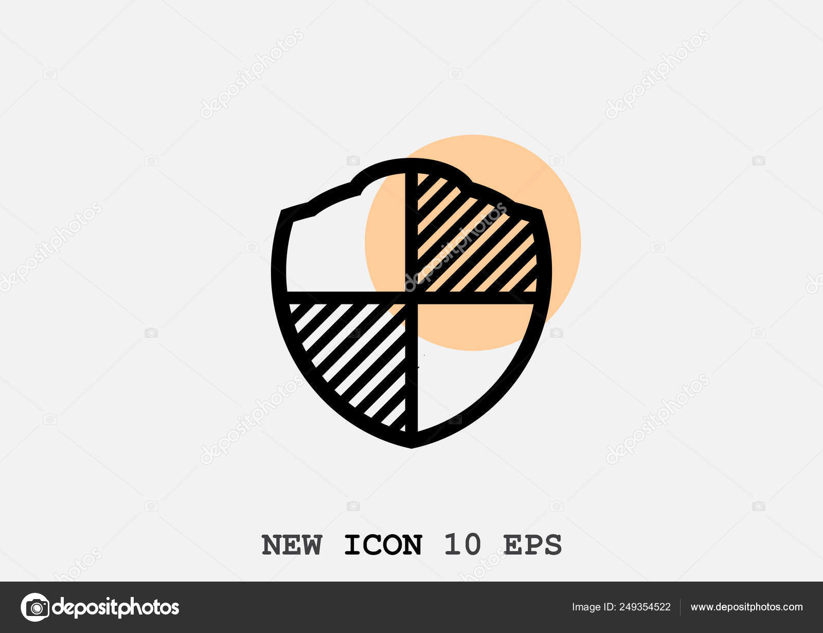 Simple Shield Web Icon Vector Illustration Stock Vector by ©LovArt ...