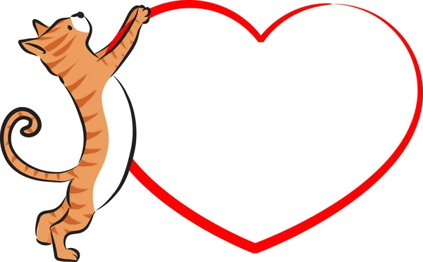 Corazón con cola imágenes de stock de arte vectorial | Depositphotos