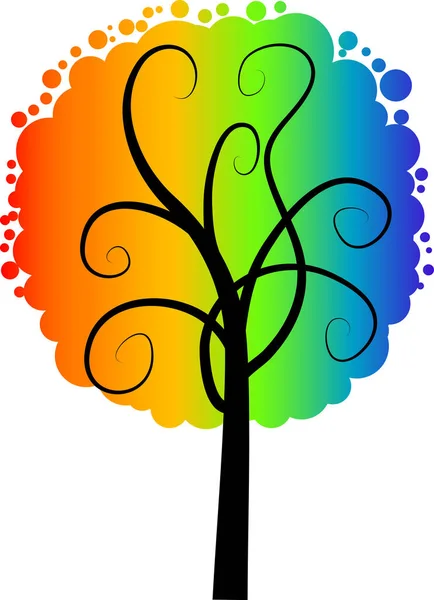 Beautiful Design Tall Trees Drawing Stock Vector by ©wenpei 409955676