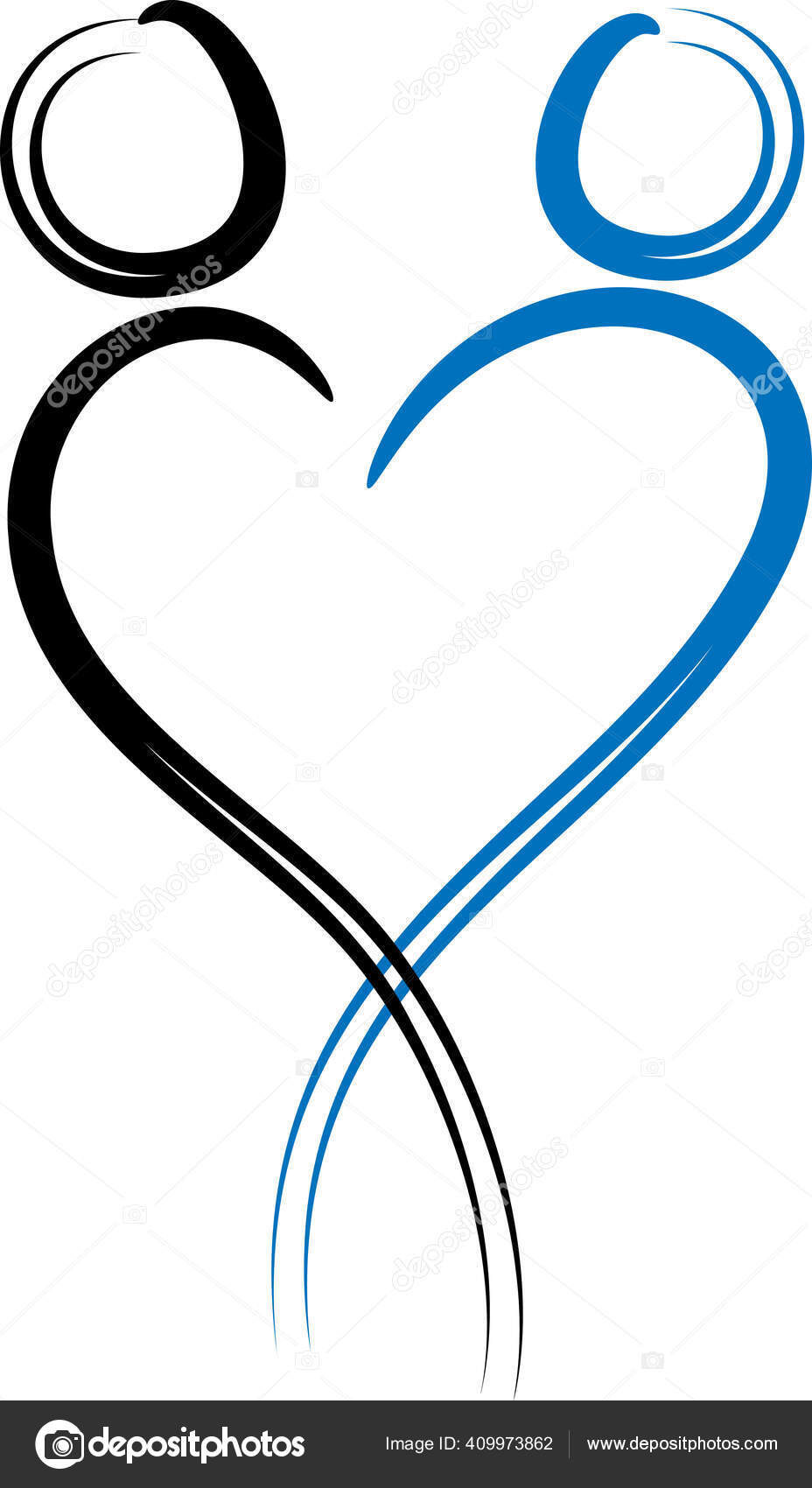 Cartoon Drawing Logo Isolated White Background Stock Vector by ©wenpei ...