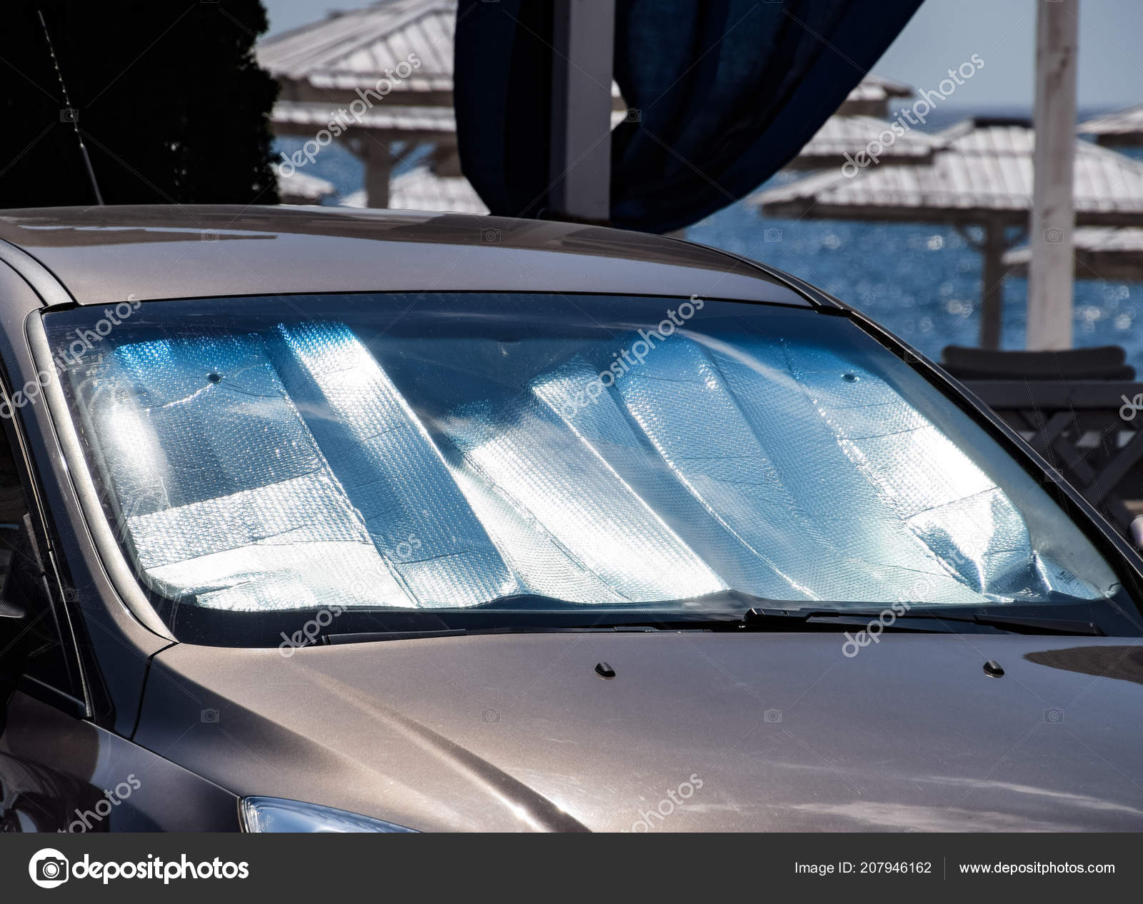 Protection of the car panel from direct sunlight. Sun Reflector ...
