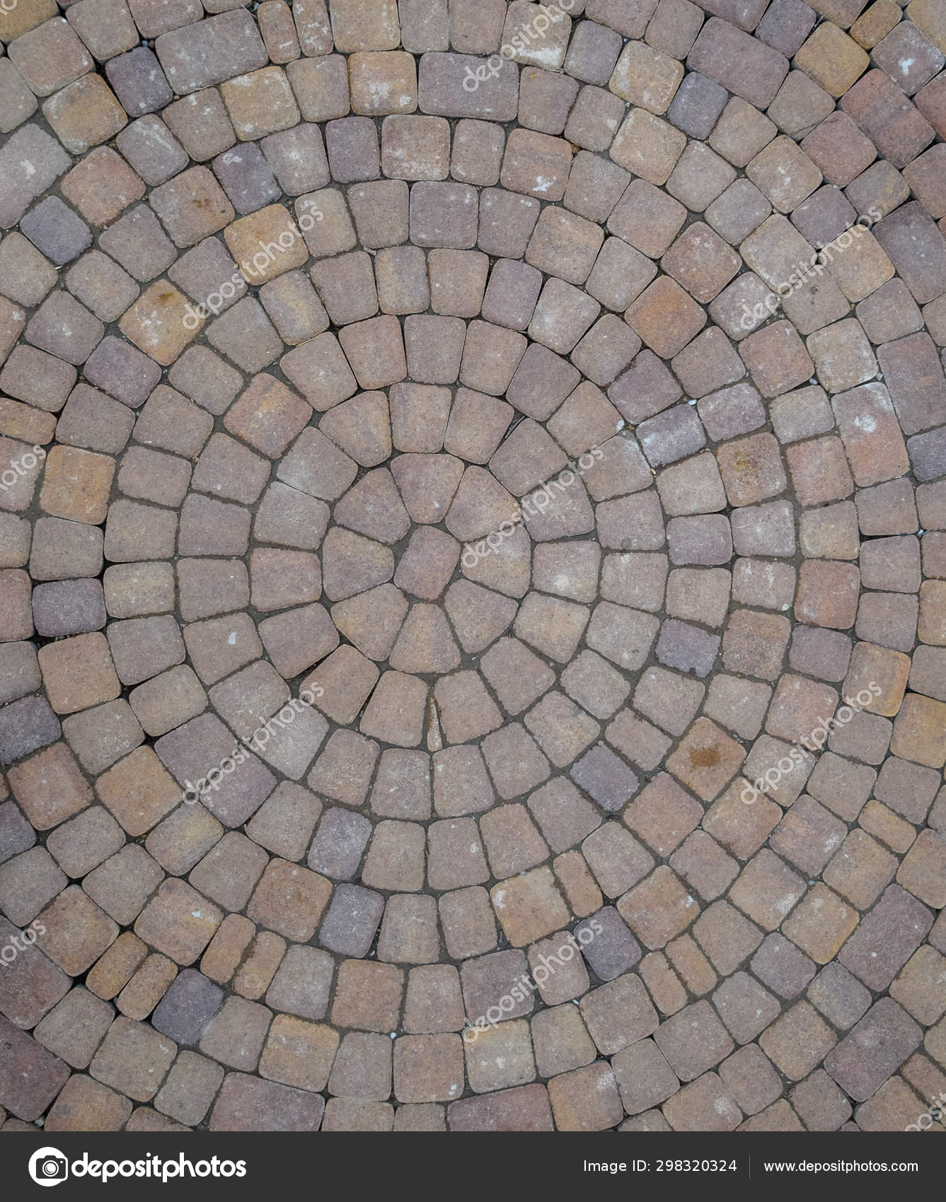 Background texture of paving slabs in circles Stock Photo by ©Leonid ...