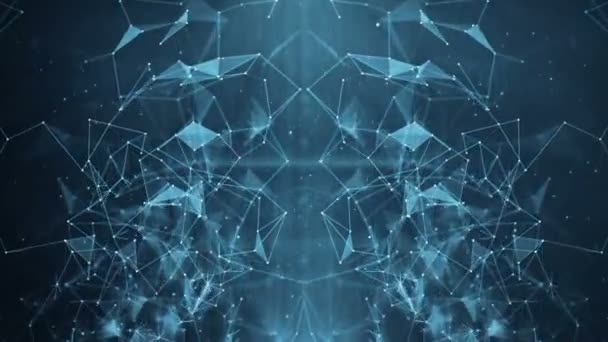 Abstract Motion Background - Digital Plexus Data Networks — Stock Video © Paralondigital #188232408