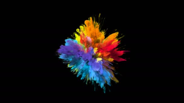 Color Burst iridescent multicolored rainbow powder explosion fluid ink ...