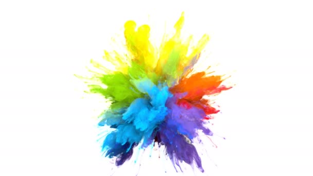 Color Burst iridescent multicolored rainbow powder explosion fluid ink ...