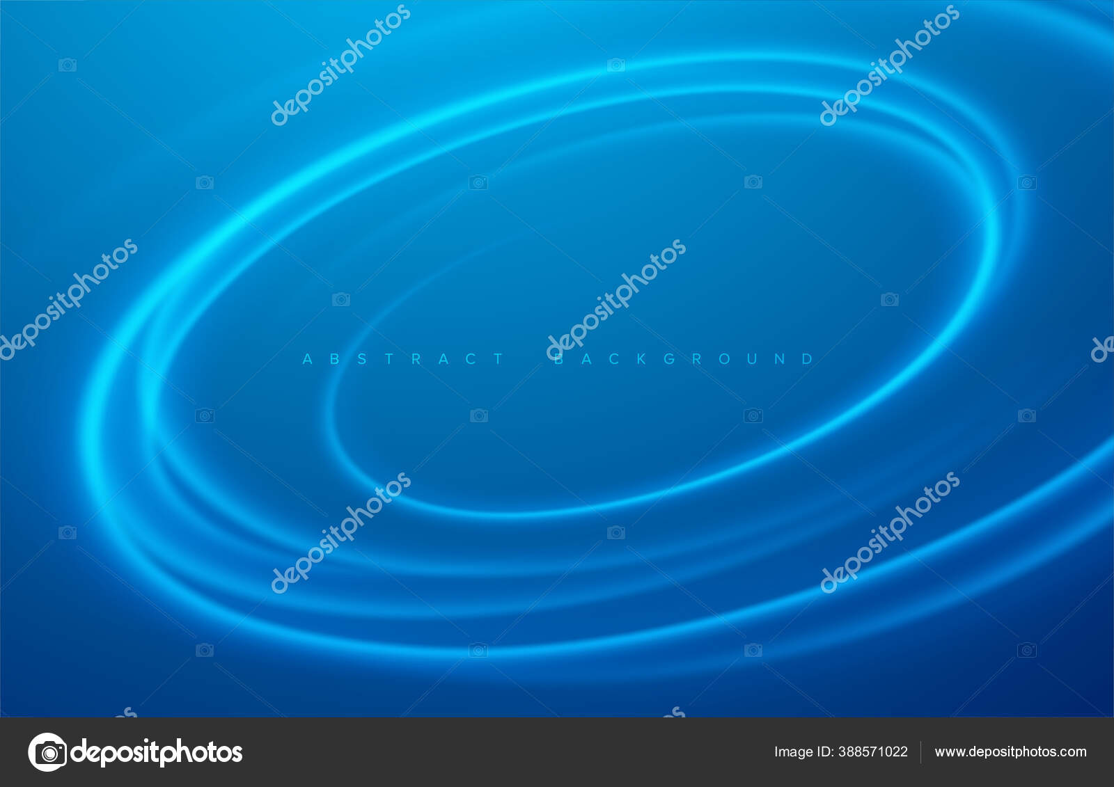 Abstract blue color swirl wave design background. Vector illustration ...
