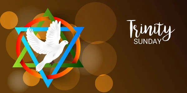 Illustration Background Trinity Sunday Stock Vector by ©SSDN 378293816