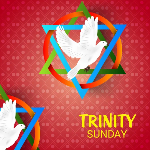 Illustration Background Trinity Sunday Stock Vector by ©SSDN 378293816