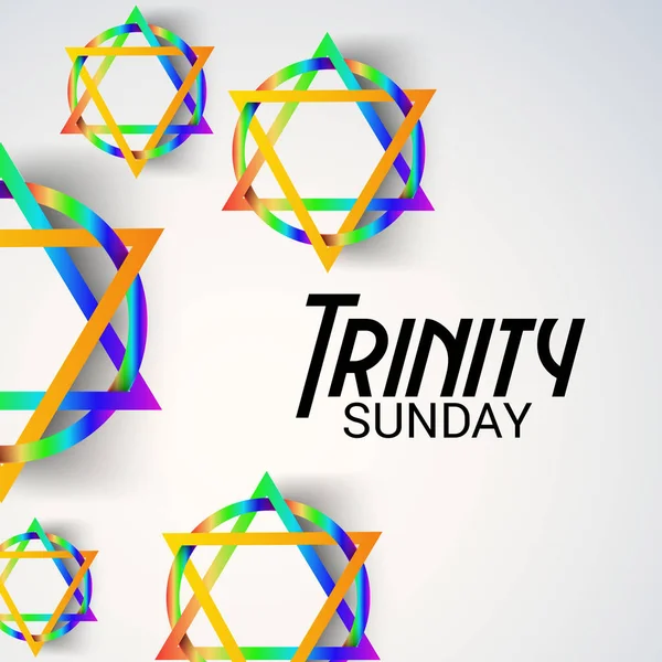 Vector Illustration Background Trinity Sunday Stock Vector by ©SSDN 196734256