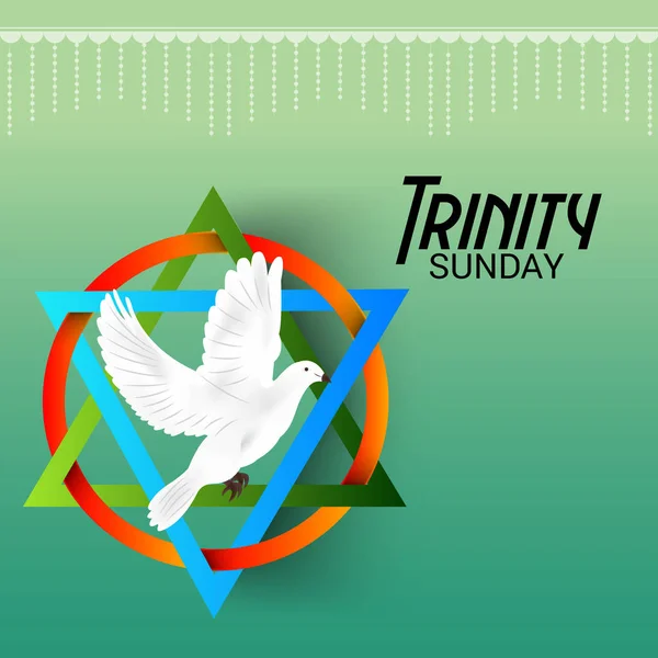Vector Illustration Background Trinity Sunday Stock Vector Image by ©SSDN #196708514