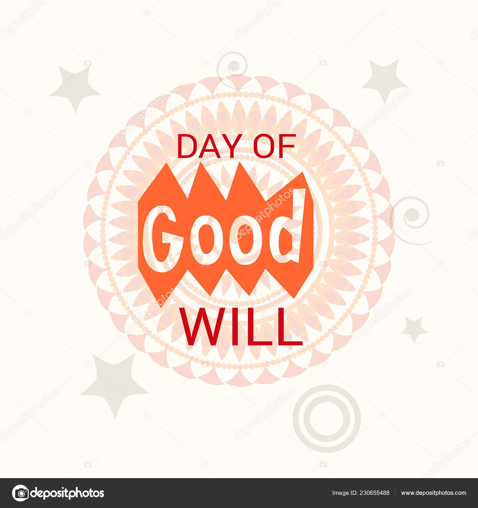 Vector Illustration Banner Day Good Stock Vector by ©SSDN 230655488