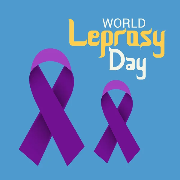 Ilustración Vectorial Fondo Para Día Mundial Lepra Vector de stock ...
