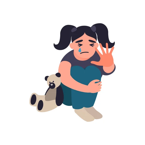 Abusado aterrorizado Vector Art Stock Images | Depositphotos