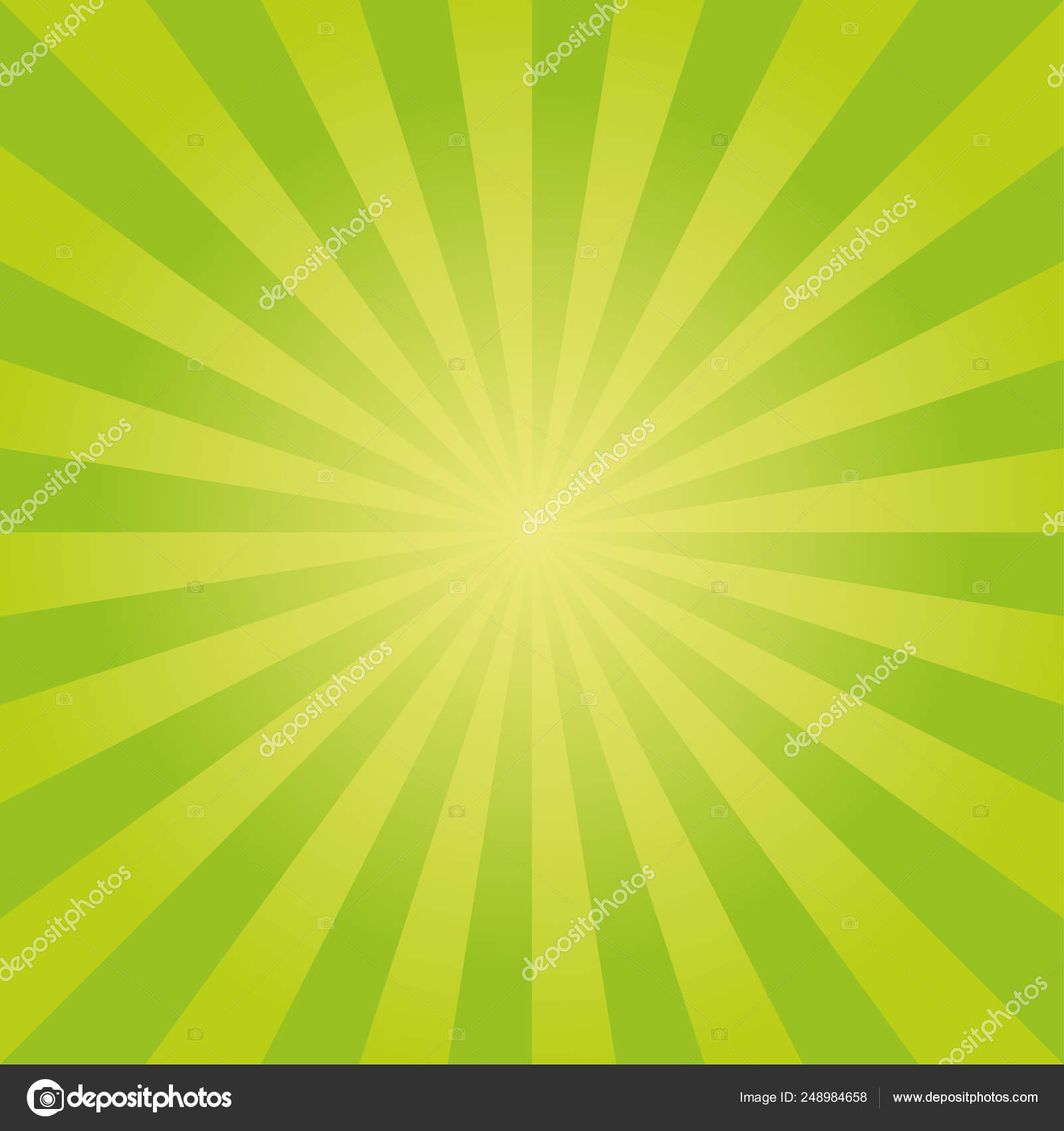 Green Sunburst Background