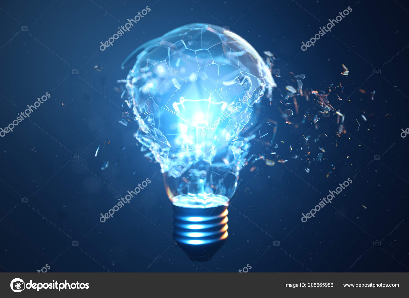 Exploding Light Bulb