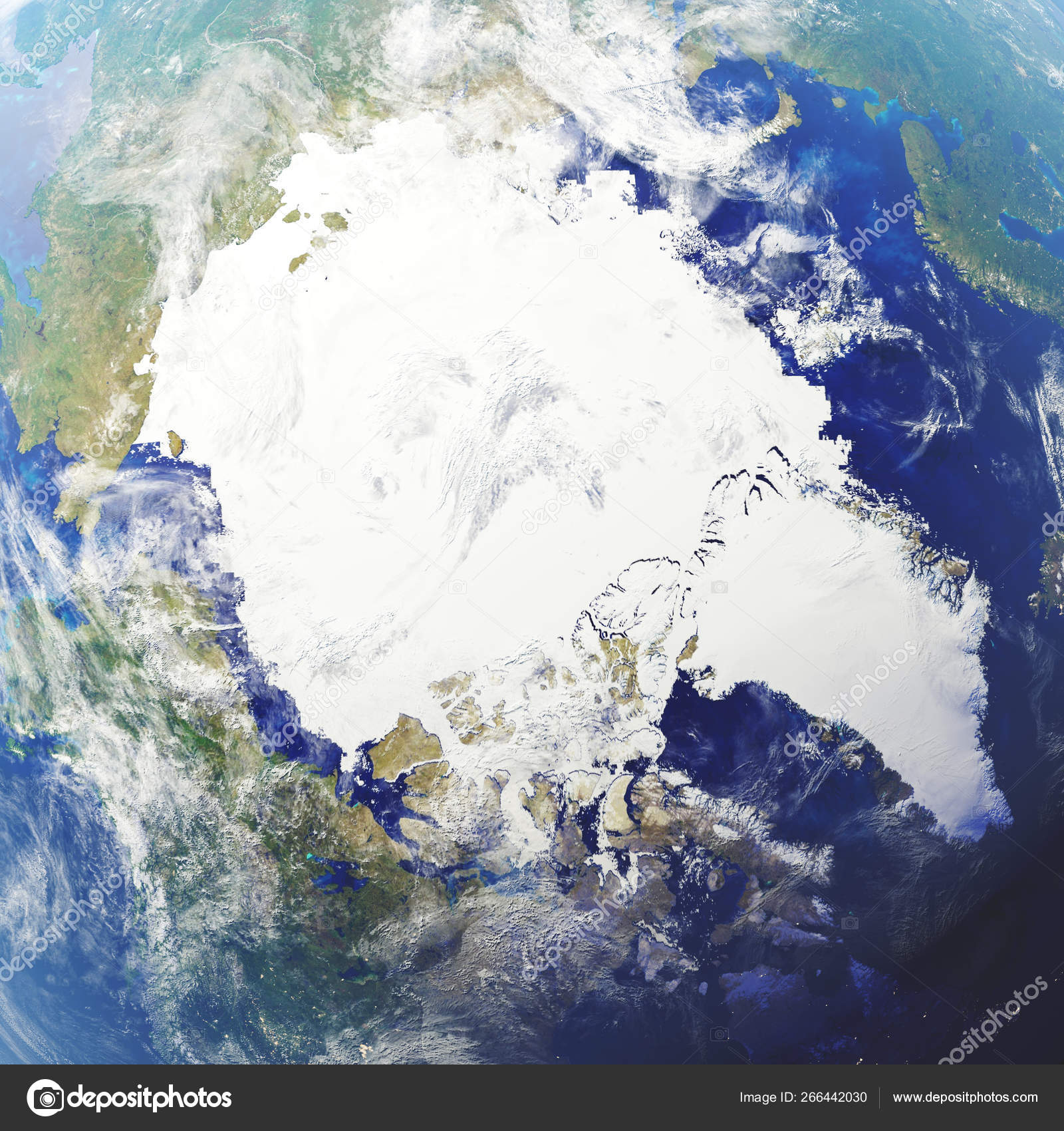 Rendering Earth Close View Top View Space Planet Earth Space — Stock ...