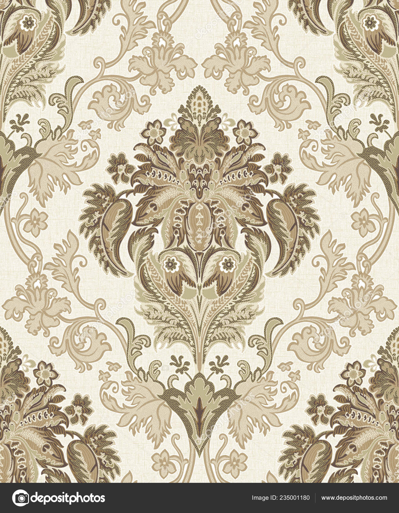 Rich Seamless Texture Floral Ornament Stock Photo by ©AV_designer 235001180