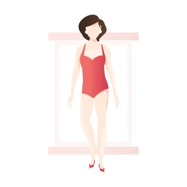 Woman body shape Vector Art Stock Images | Depositphotos