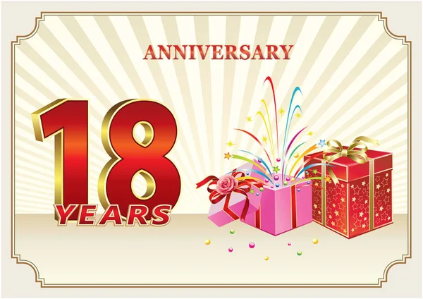 Celebrating 18 years Vector Art Stock Images | Depositphotos