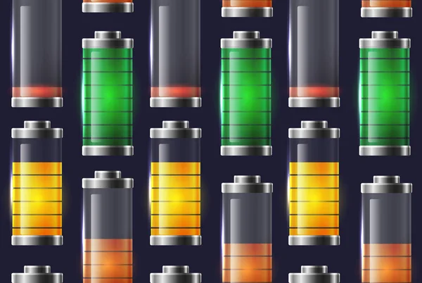 Illustration transparent charged battery — Stock Vector © veleri #147701075