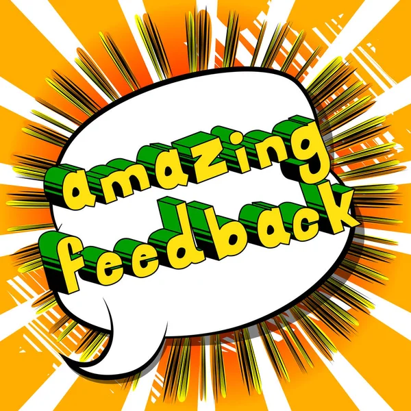 Feedback - Comic book word. Stock Vector Image by ©NoraVector #163922950