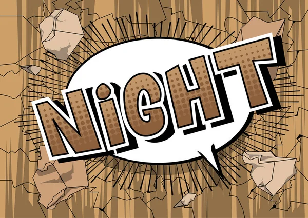 Movie Night Comic Book Style Word Film Strip Background Stock Vector ...