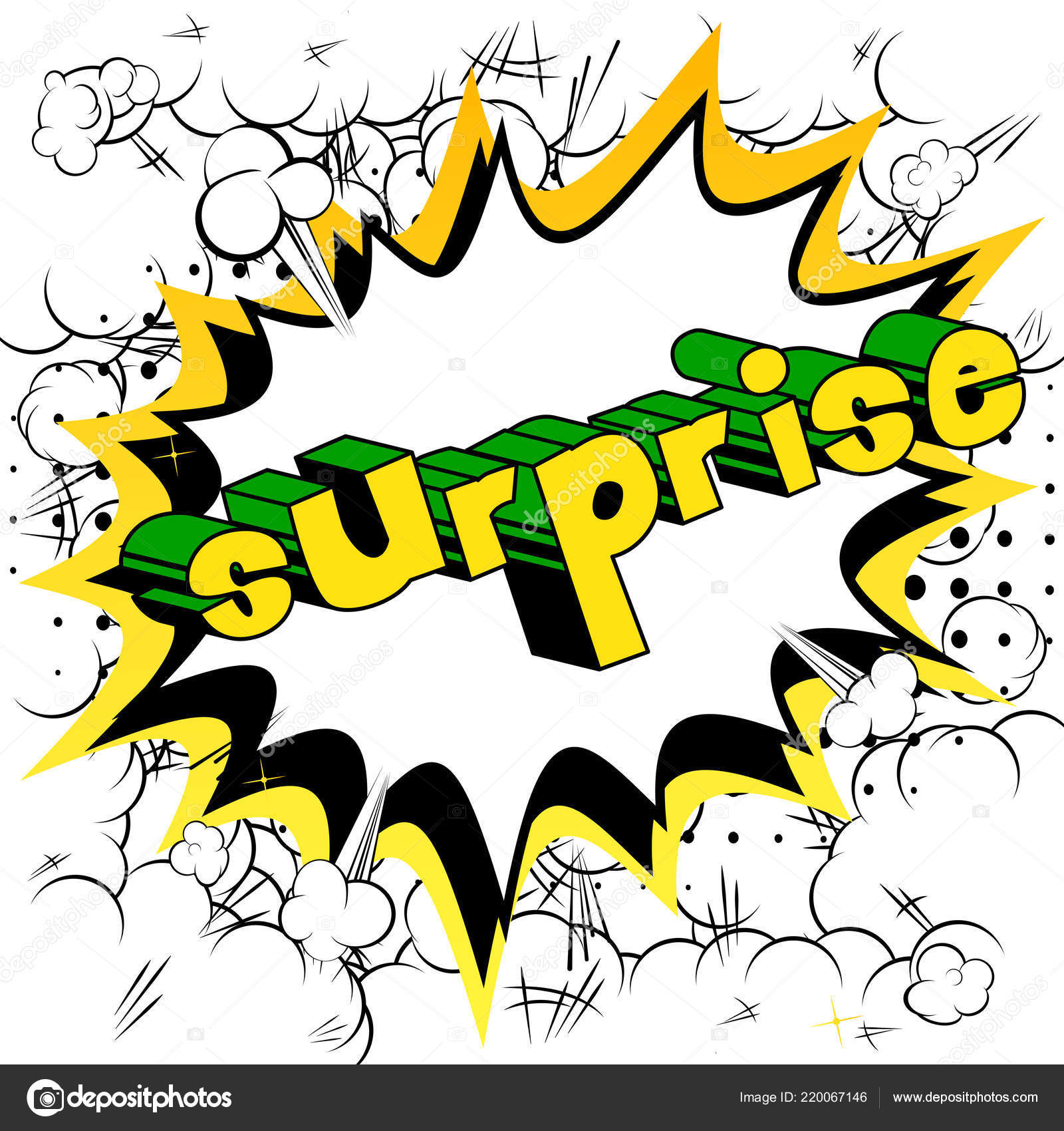 Surprise Word Clipart Right