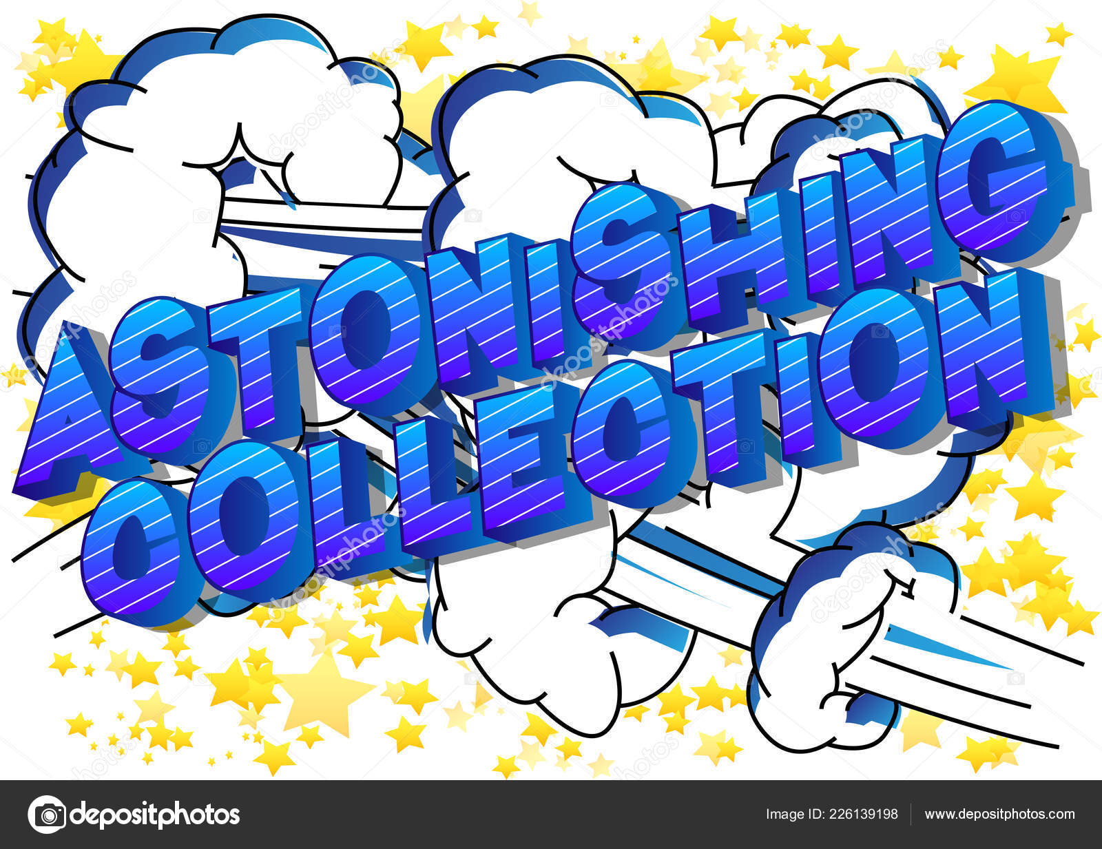 Astonishing Collection Vector Illustrated Comic Book Style Phrase ...