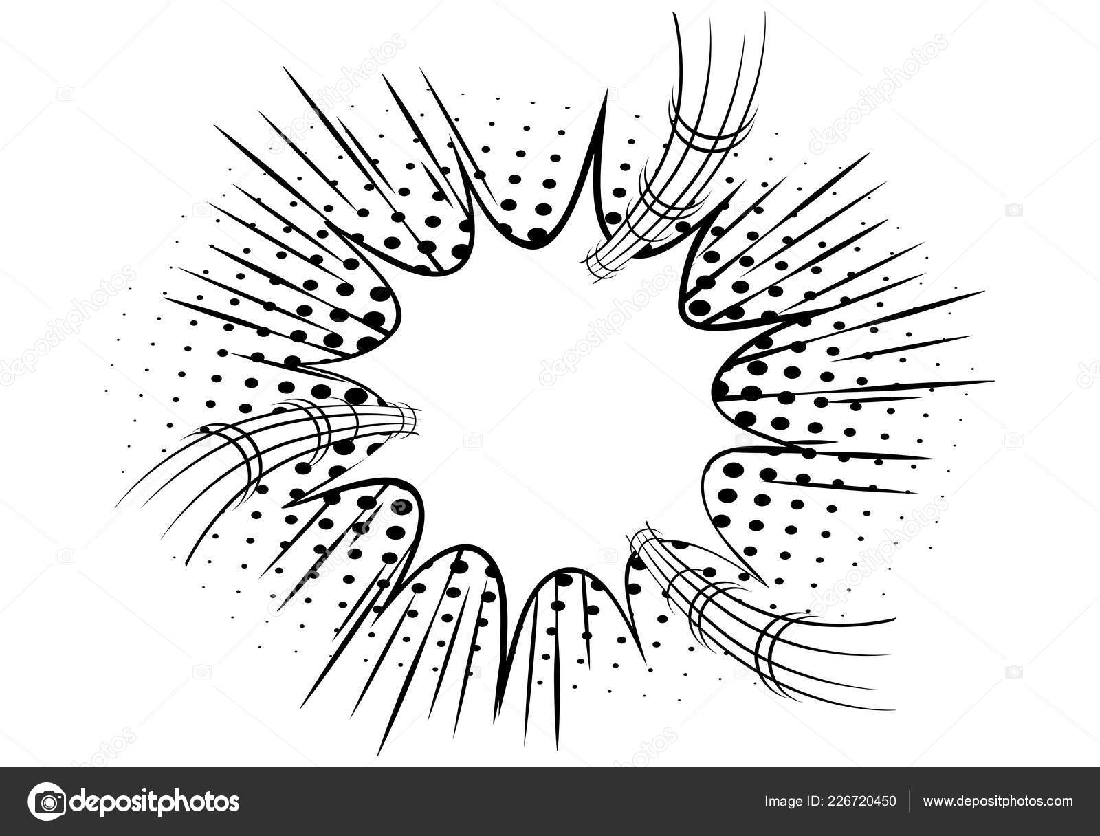 Vector Comic Book Explosion Blank Bubble Comic Style Cartoon Background Stock Vector Image by ...