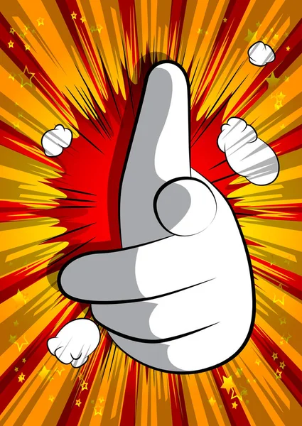 Vector Cartoon Hands Making Thumbs Sign Illustrated Hand Expression ...